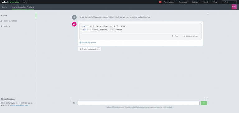 Simplifying SPL: A Beginner's Guide to the Splunk AI Assistant - Discovered Intelligence